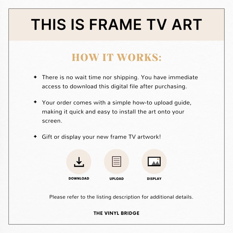 Fashion Frame TV Art Preppy Television Room Decor Luxury Word Art Pink ...
