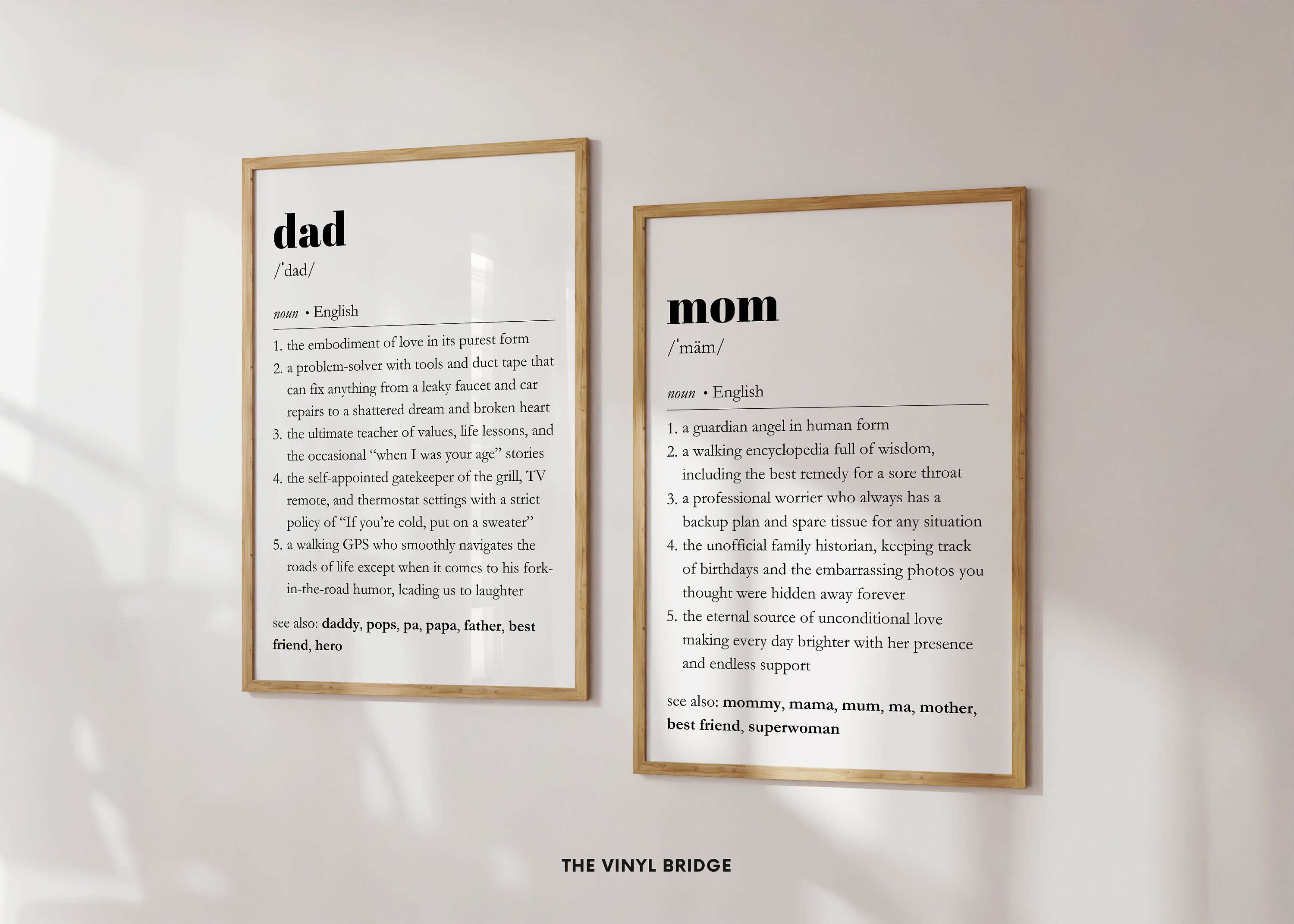 Mom Definition Print Mother's Day Gift Mother to Be Wall Art New Mommy ...