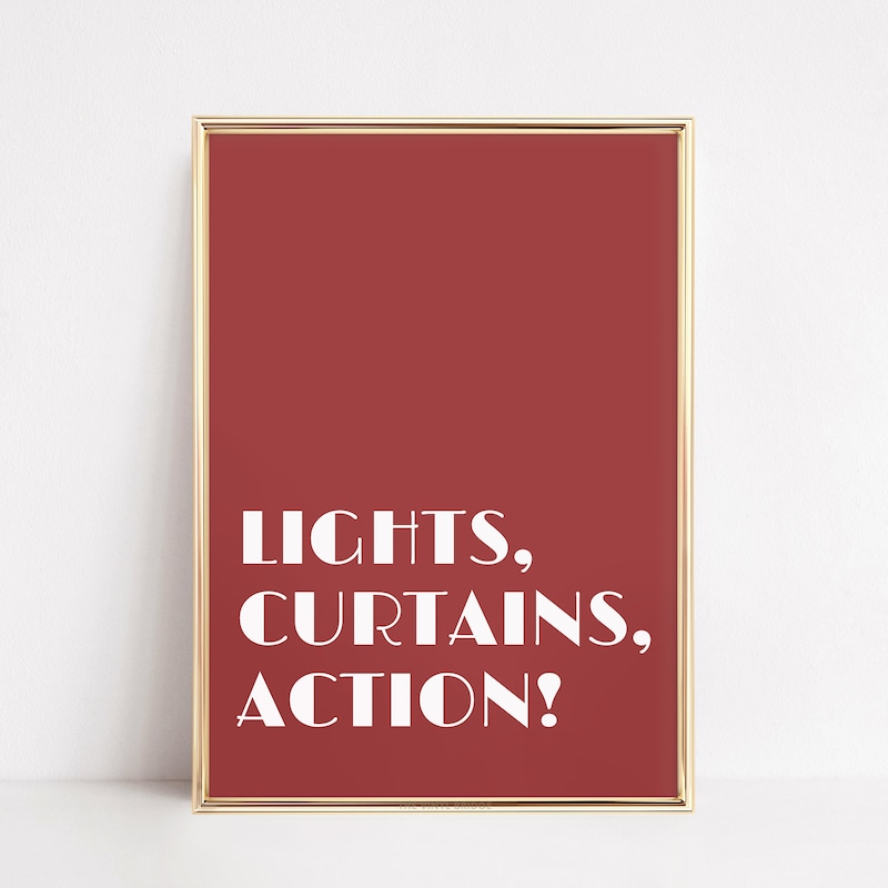 Inspirational Acting Quotes - Etsy UK