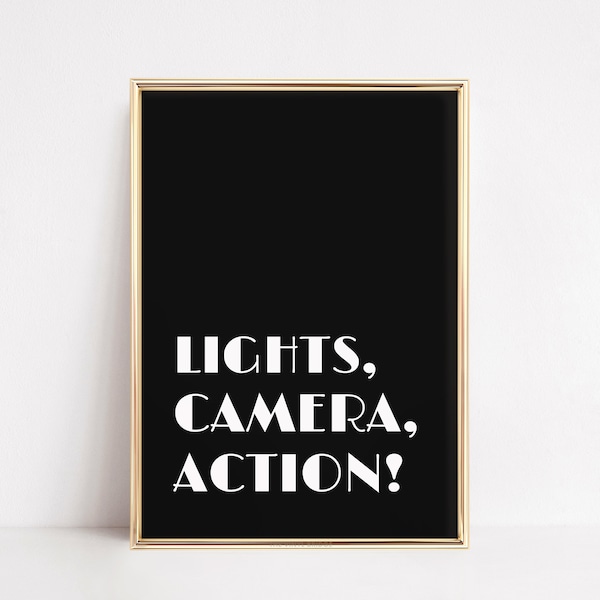 Lights Camera Action Svg - Etsy