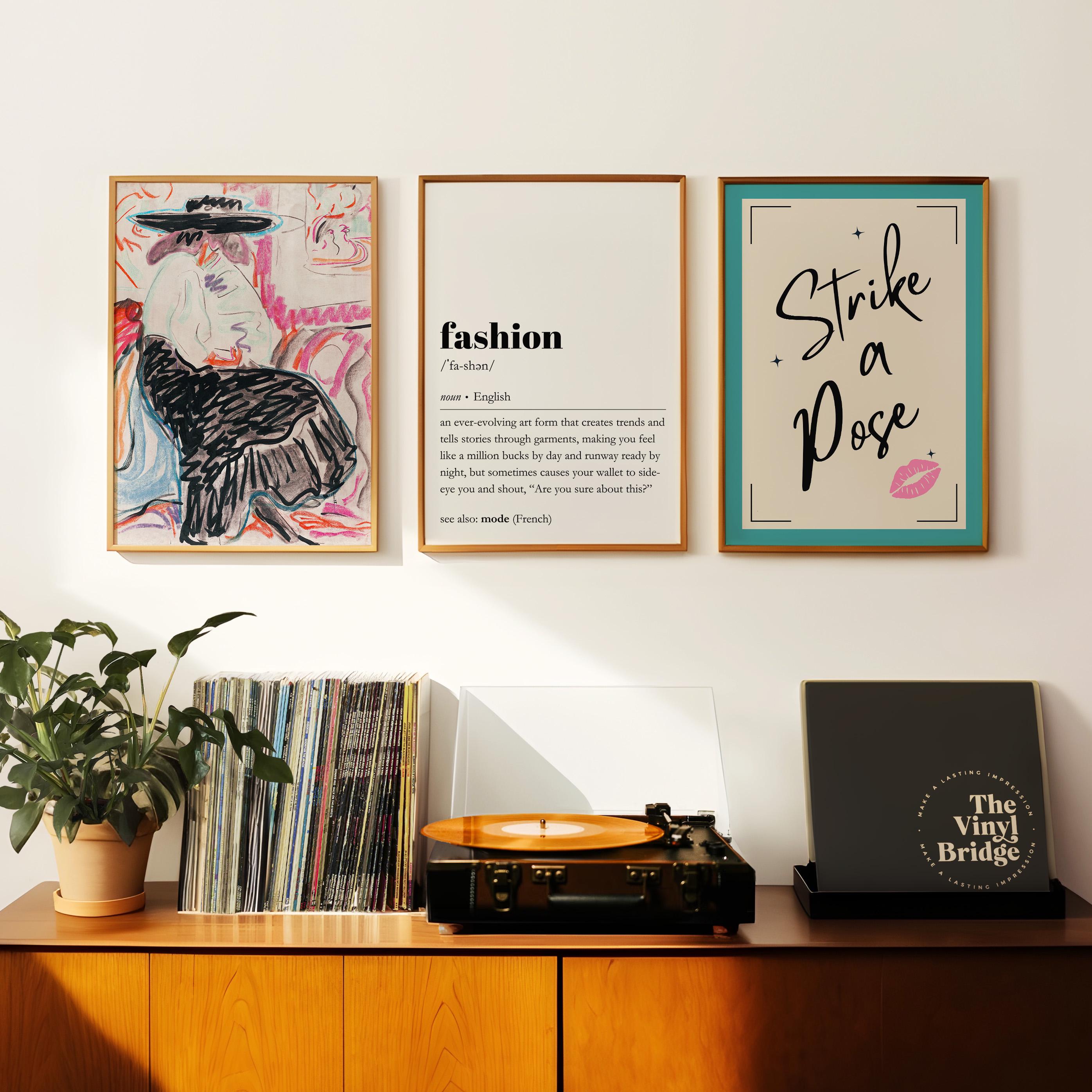 Fashion Definition Print | Funny Dictionary Poster | Luxury Wall Art ...