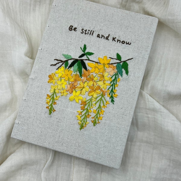 Embroidered Notebook - Etsy