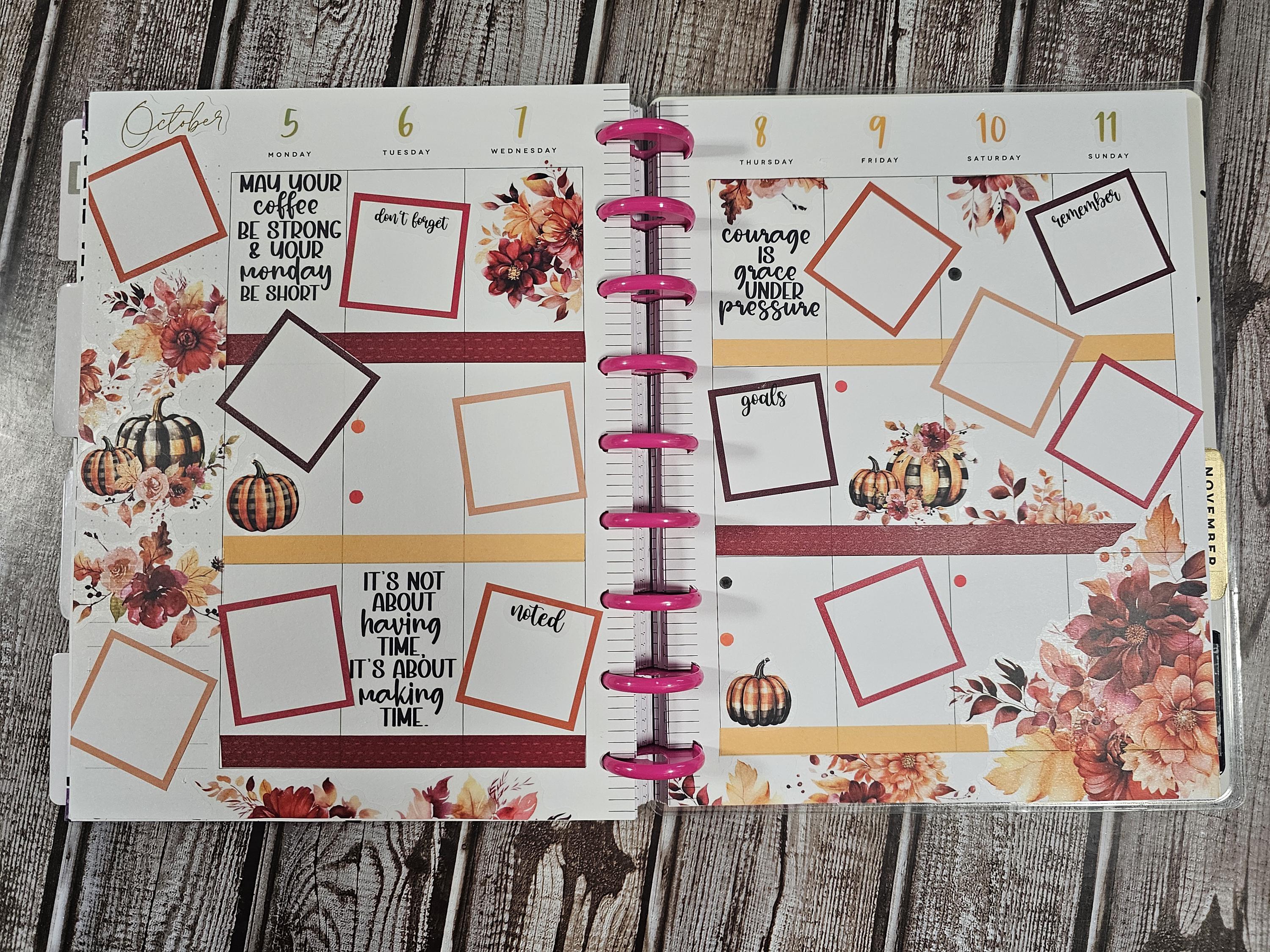 Custom Disc Bound Planner, Personalized Decorative Planner - Etsy