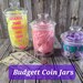Acrylic Coin Saving Jar, Cash Savings Debt Container, Custom, Savings ...