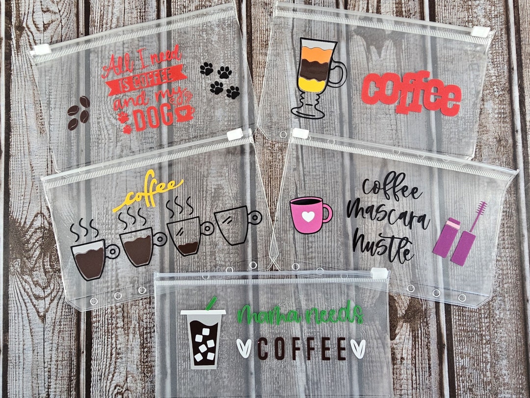 A6 Zipper Cash Envelope, Coffee Design, Budgeting System - Etsy
