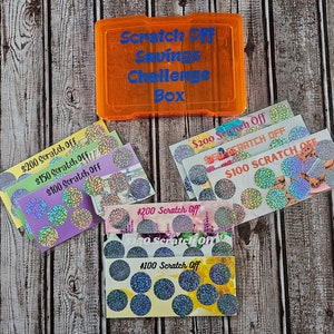 The Bundle Box, Mini Cash Savings Challenge, Scratch Off, Cash Stuffing ...