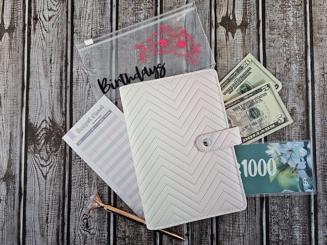 Pink Fade Budget Binder, Savings Binder. A6 Binder, Savings Challenge ...