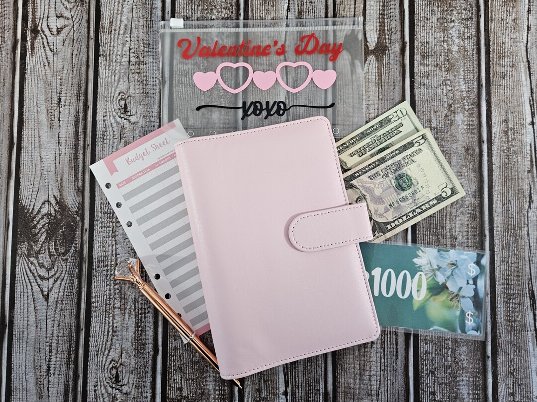 Pink Budget Binder, Savings Binder. A6 Binder, Savings Challenge ...