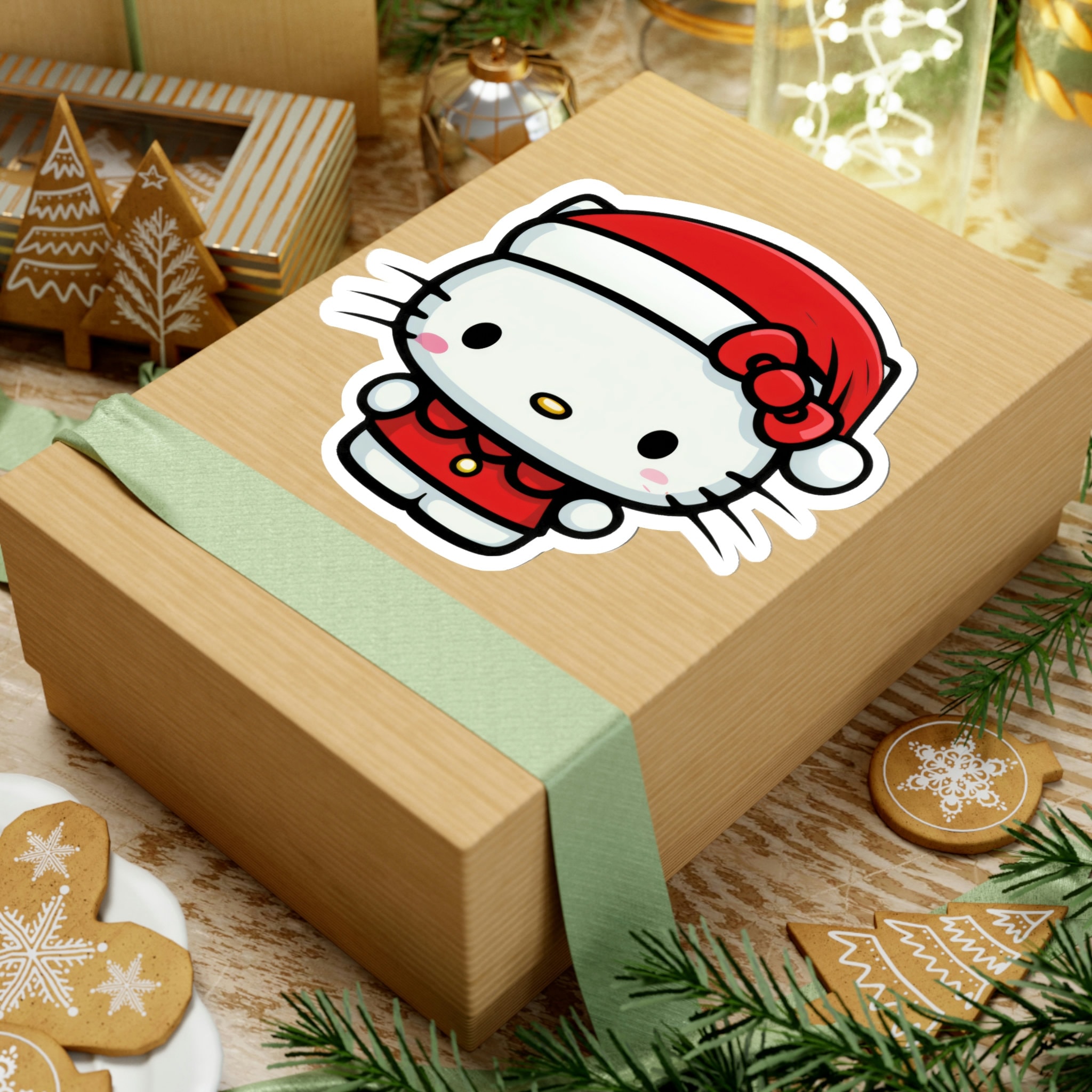 Hello Kitty Santa Christmas Decal I Back To School Decal I Student Decal