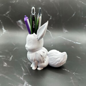 Eevee Pokemon Pencil Holder Office Decor Desk Organizer Cute Pokemon ...
