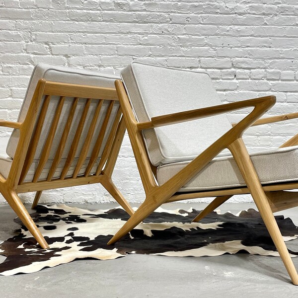 Mid Century Z Chair - Etsy