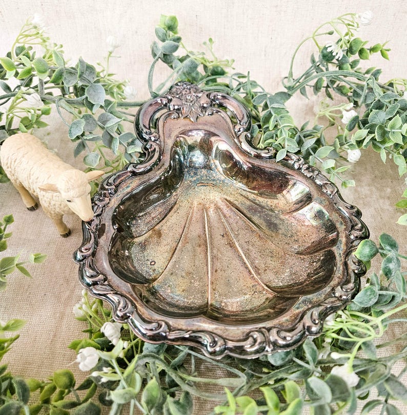 Rococo Revival Silver Plate Clam Shell Trinket Tray - Etsy
