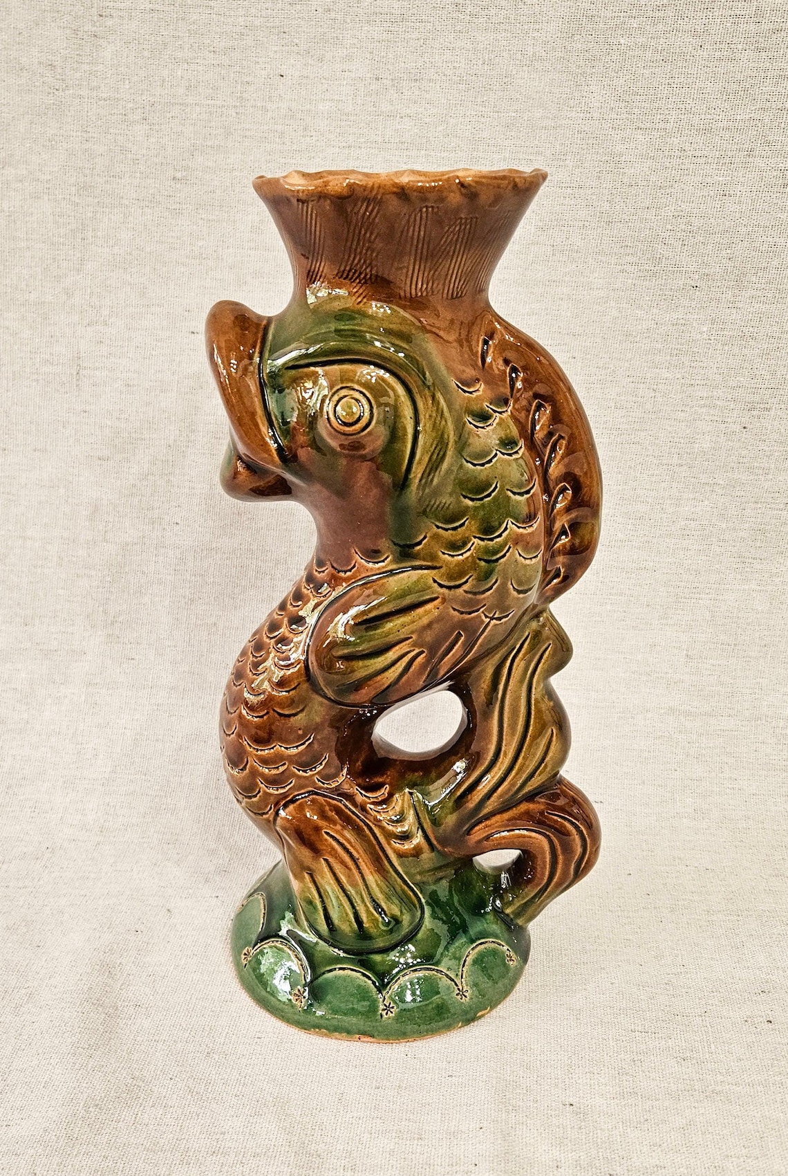 Victorian Dolphin Shaped USSR Bottle Vase - Etsy