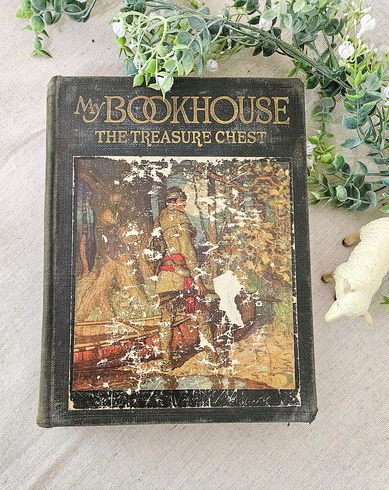 Vintage Decor Book- Black - My Bookhouse the Treasure Chest, Children's ...