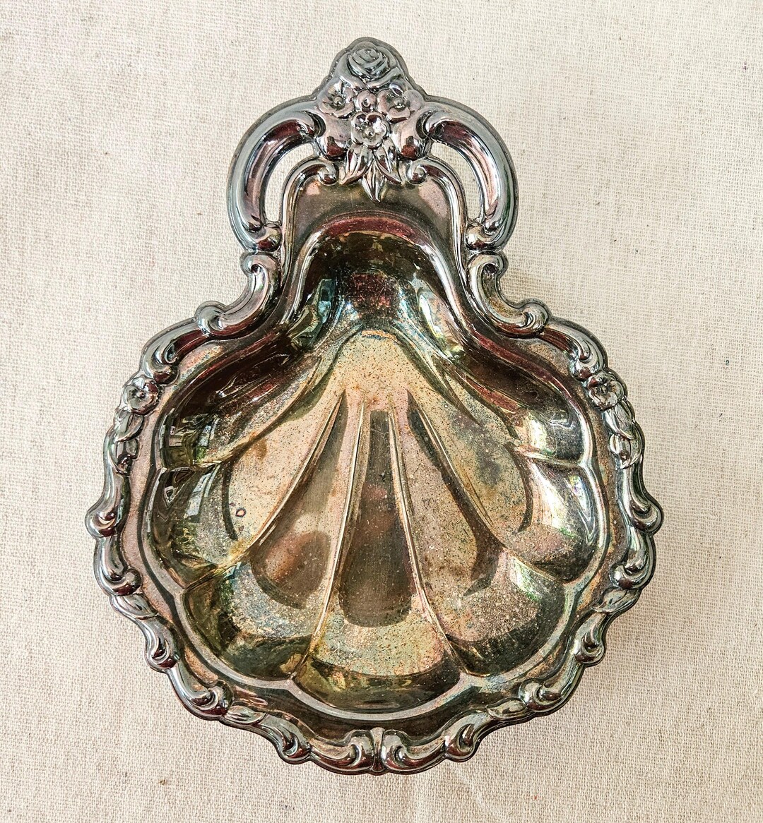 Rococo Revival Silver Plate Clam Shell Trinket Tray - Etsy