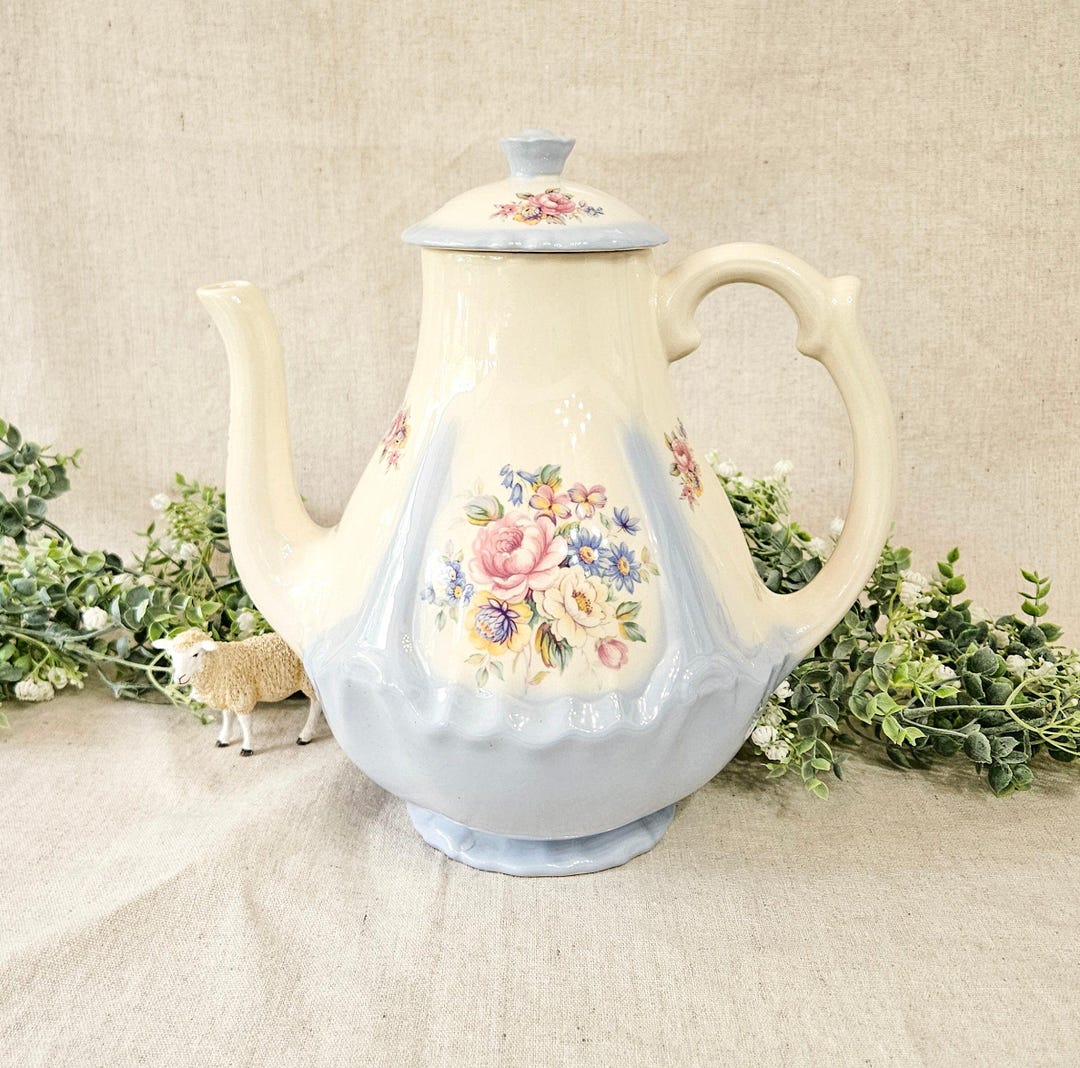 Victorian Inspired Hot Cocoa Chocolate Pot Pitcher, English Table ...