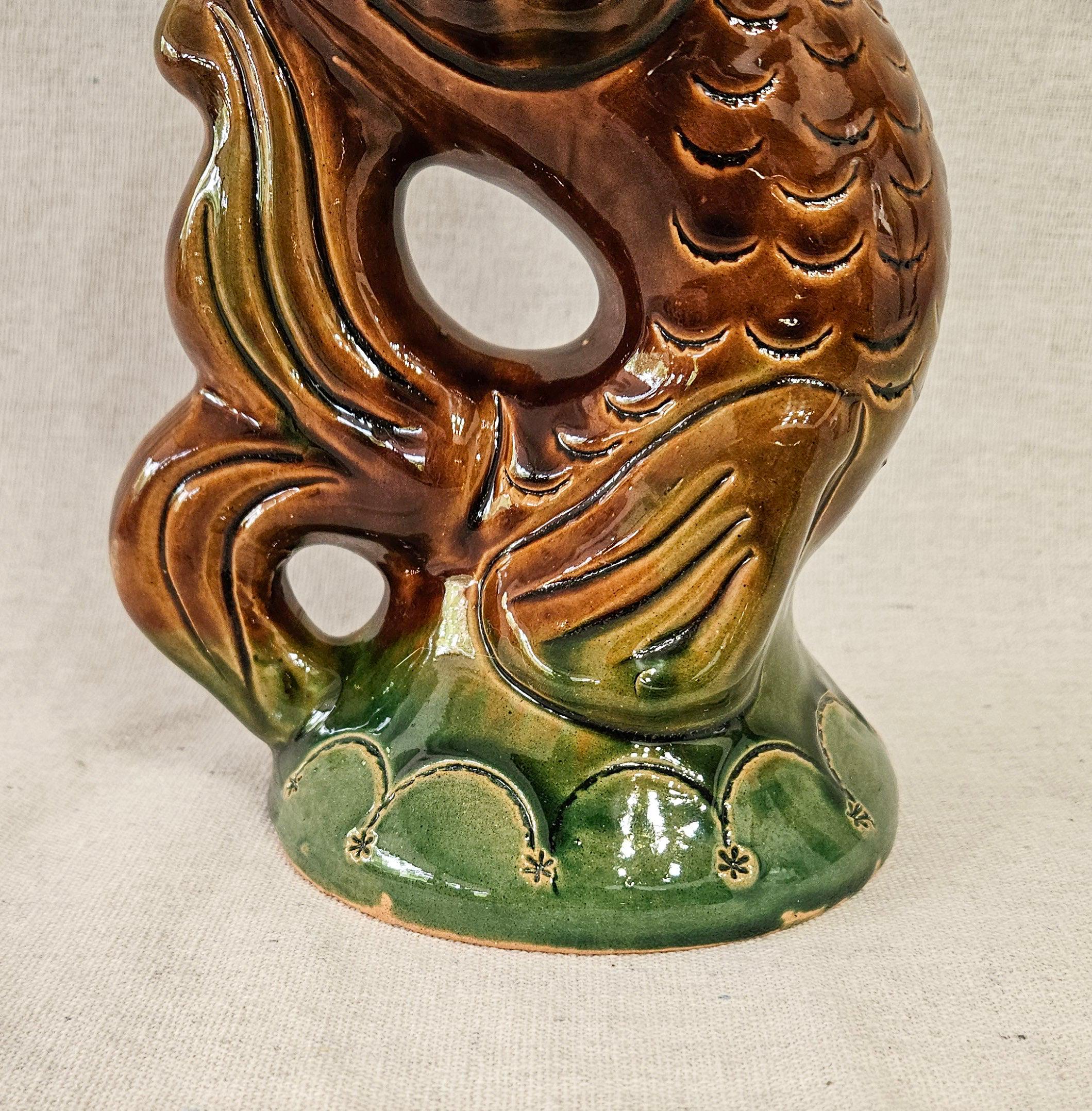 Victorian Dolphin Shaped USSR Bottle Vase Maximalist Decor Oddity - Etsy