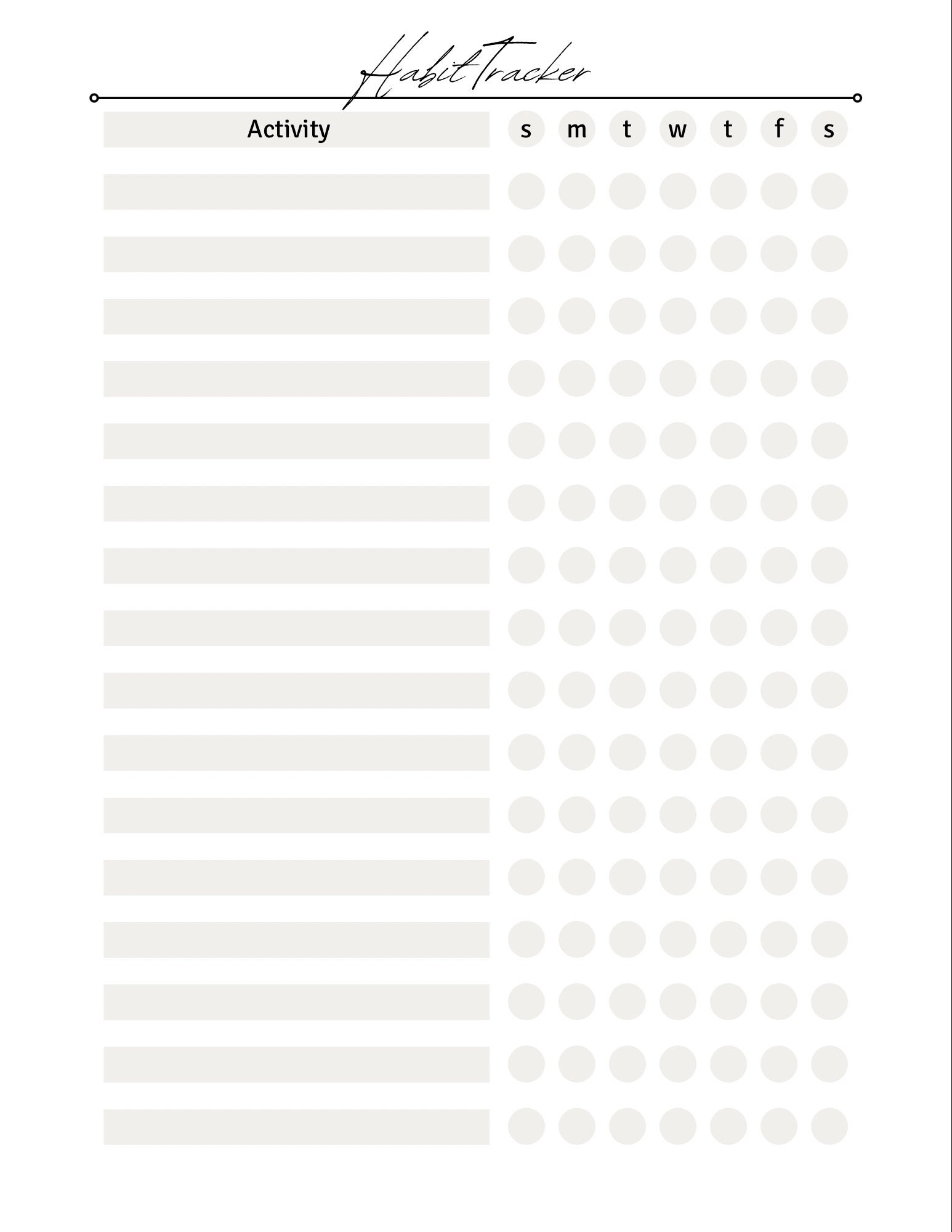 ADHD Habit Tracker - Etsy