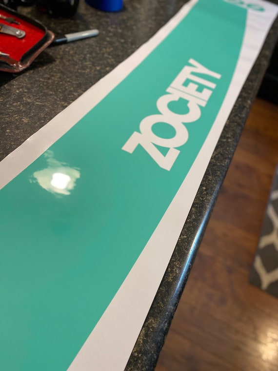 Tiffany Blue ZOCIETY Window Banner Decal - Etsy