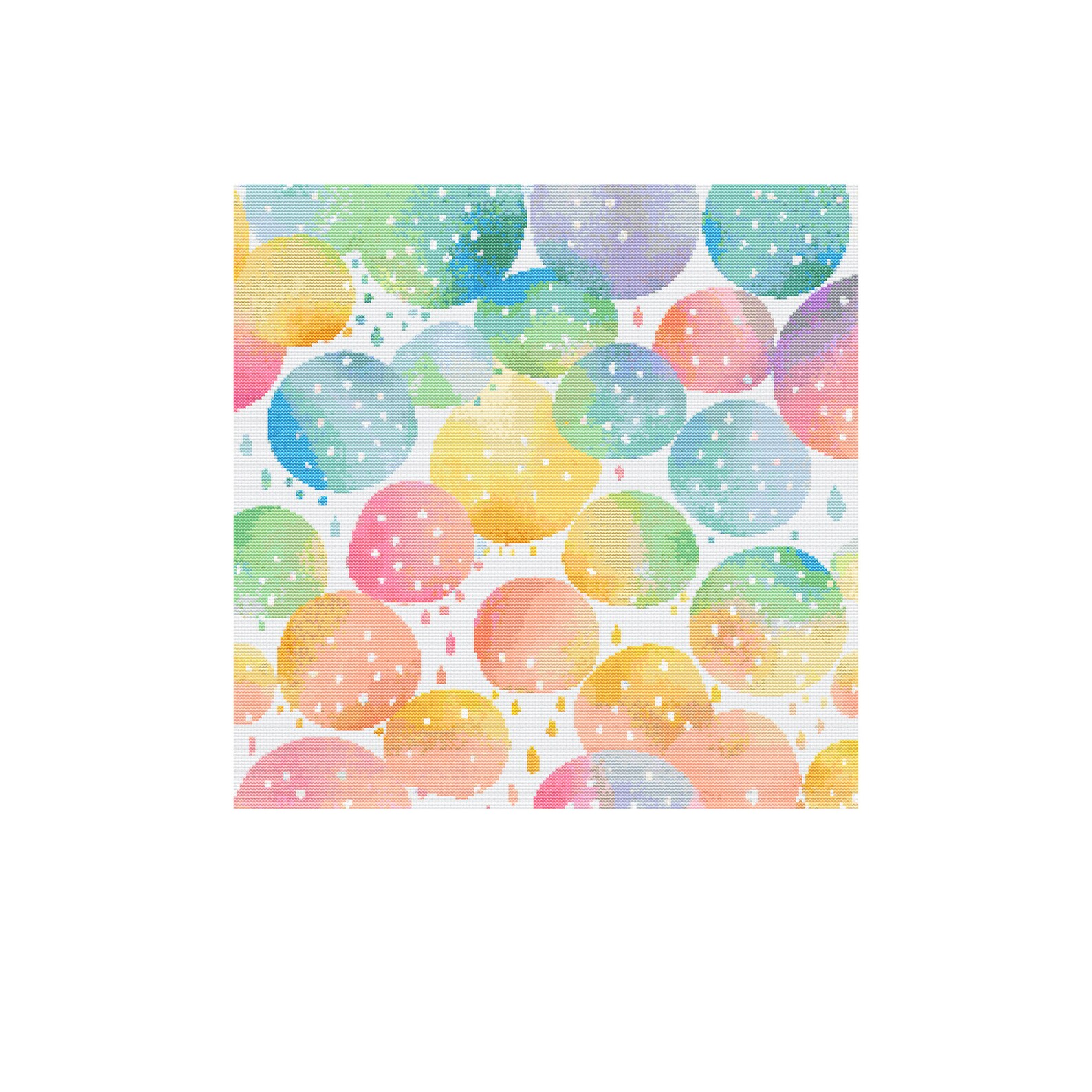 Rainbow Cross Stitch Pattern, PDF Pattern, PDF Cross Stitch Pattern ...