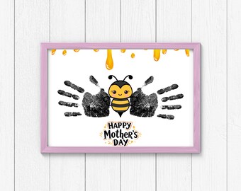 Tree Digital Handprint Craft // Finger Print Daycare Craft for Memories ...