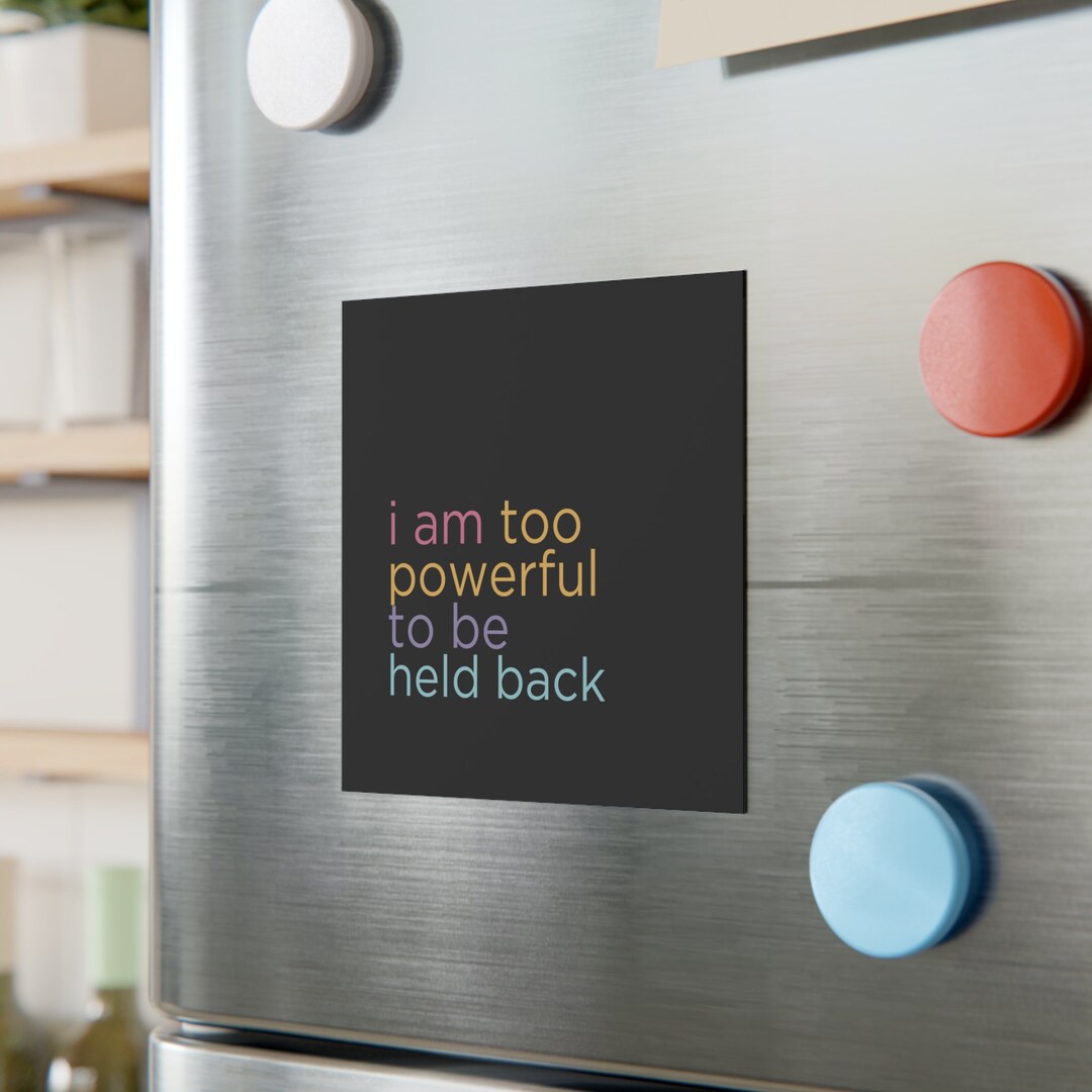 Positive Affirmation Magnet (square) - Etsy