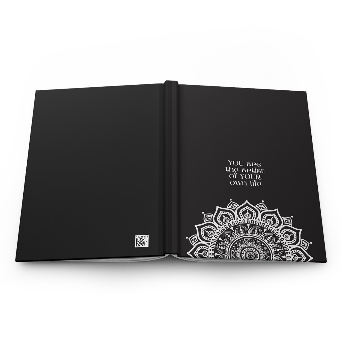 Black Hardcover Notebook - Etsy