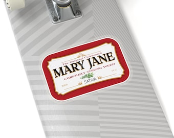 Funny Mary Jane Sticker - Etsy