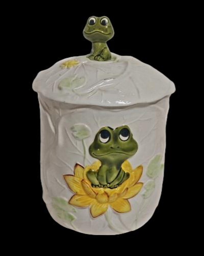 Vintage Sears and Roebuck Frog Canisters - Etsy