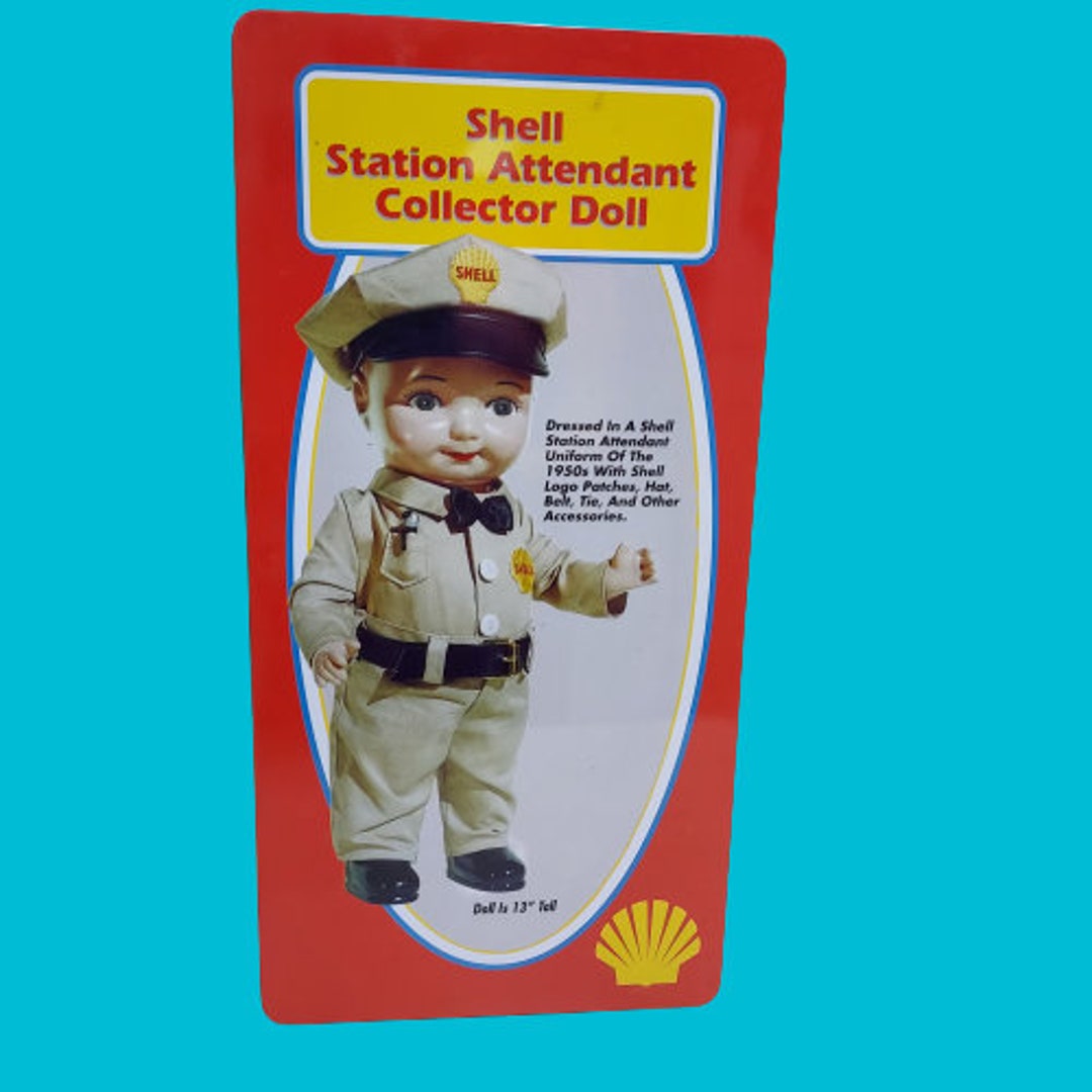 Shell Station Attendant Collector Doll Buddy Lee Shell Figure Hobby ...