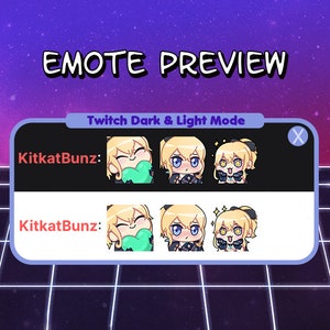 3 Genshin Impact Jean Twitch & Discord Emotes - Etsy