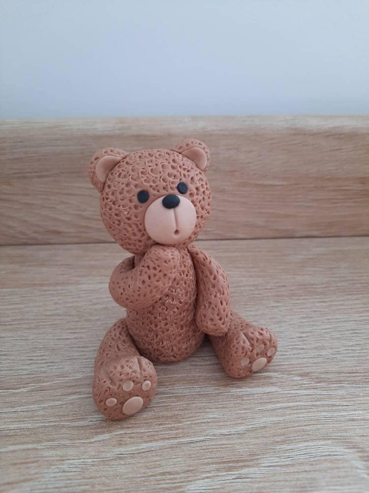 Teddy Bear Fondant Cake Topper. - Etsy UK