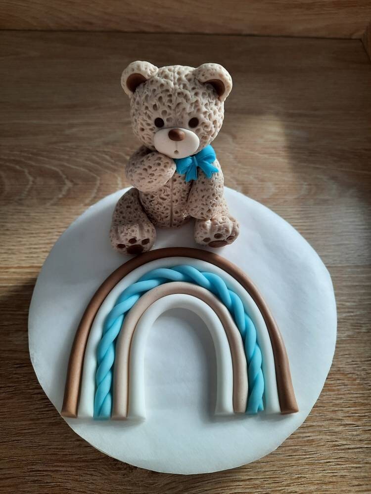 Teddy Bear Fondant Cake Topper. - Etsy UK