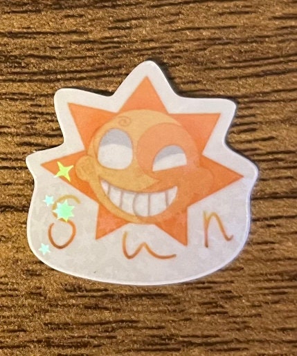 FNAF Daycare Attendant, Sun, Moon, & Eclipse holographic Stickers - Etsy FNAF Daycare Attendant, Sun, Moon, & Eclipse holographic Stickers - Etsy