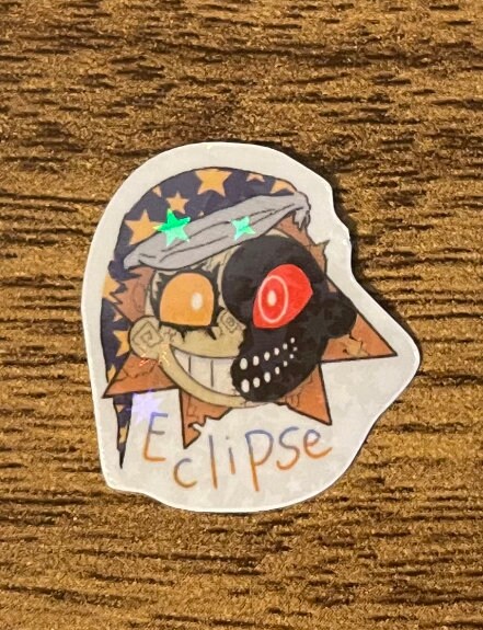 FNAF Daycare Attendant, Sun, Moon, & Eclipse holographic Stickers - Etsy