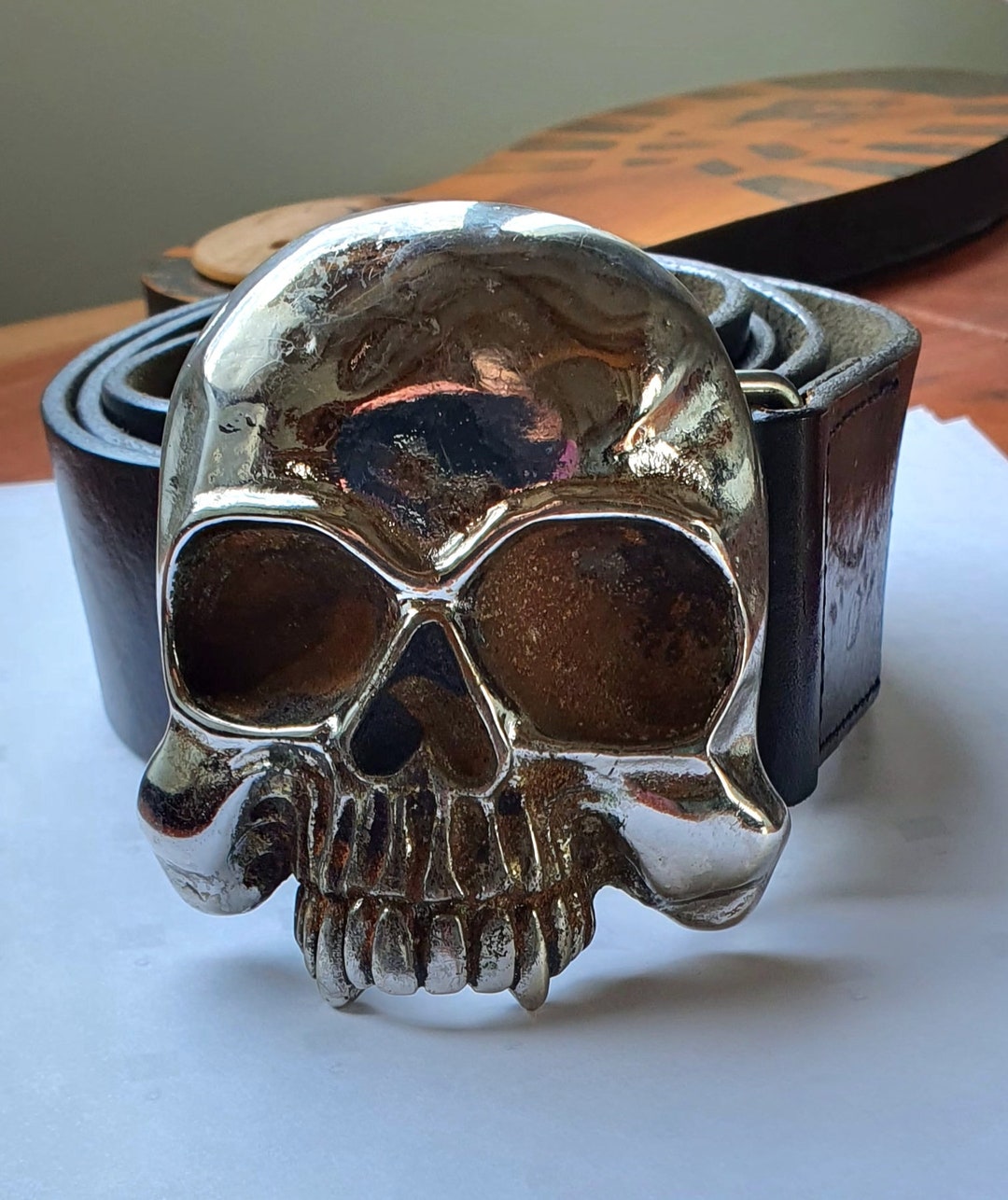 Skull Belt Buckle, RAER, Rag Restyle, Ray Recycle - Etsy