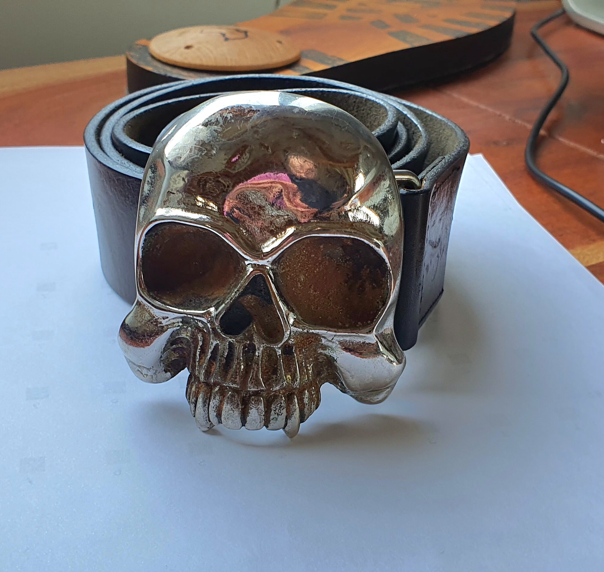 Skull Belt Buckle, RAER, Rag Restyle, Ray Recycle - Etsy