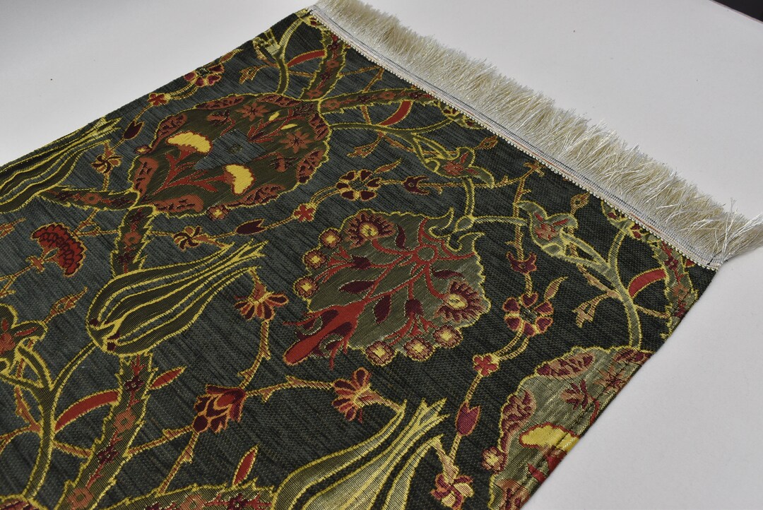 Authentic Pattern Table Runner, Dark Gray Color, Bedroom Runner ...