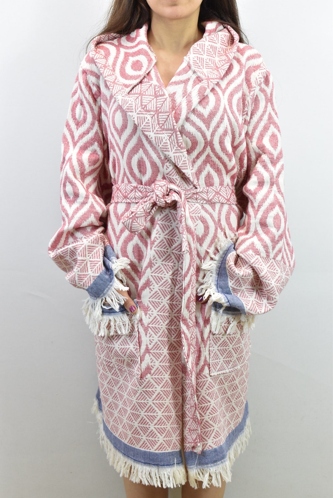 Housecoat, Beach Robe, Boho Robe, Bath Towel, Bathrobe for Man, Spa ...