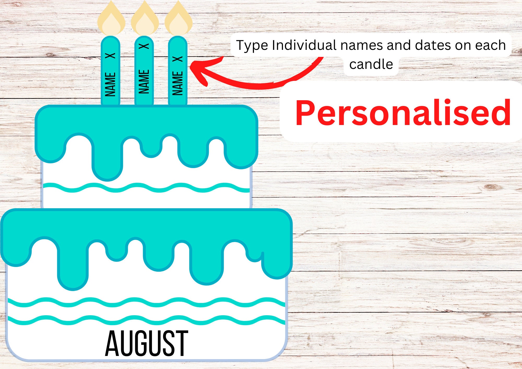 EDITABLE Classroom Birthday Display, Primary School Cake Birthday ...