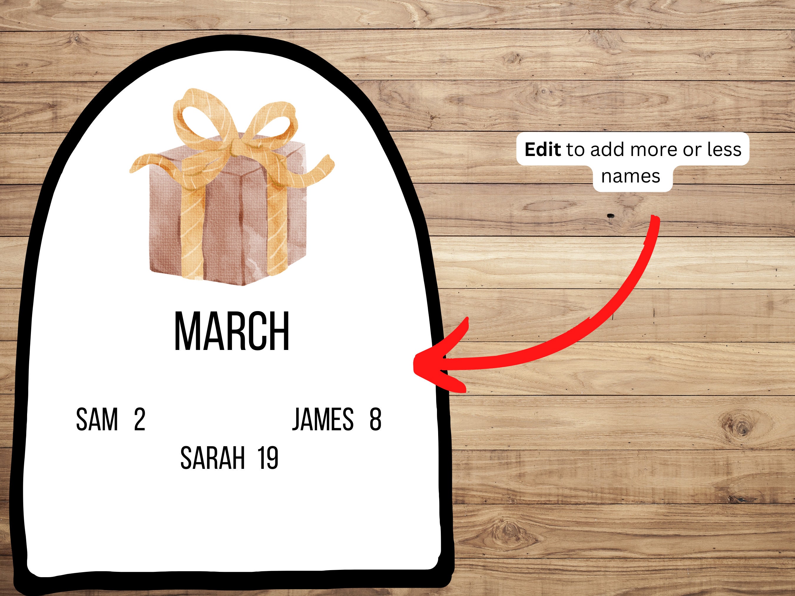 EDITABLE Classroom Birthday Present Display, Primary School Birthday ...