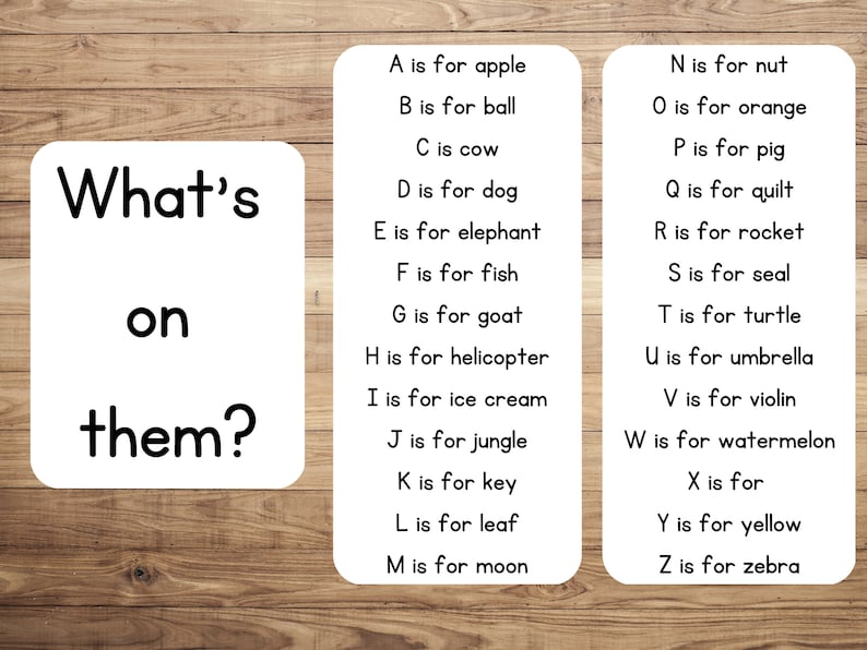 Alphabet Posters, A-Z Posters, Daycare Display Board, Primary School ...