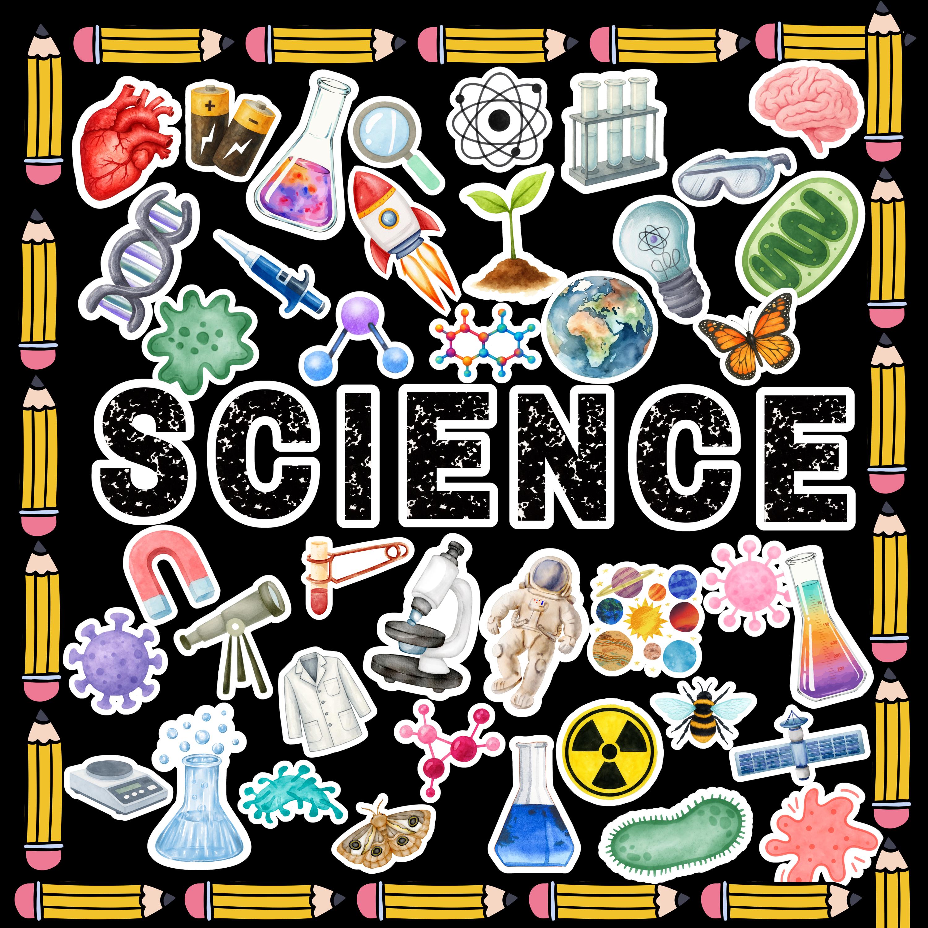Science Bulletin Board Kit, Science Classroom Poster (digital Download ...