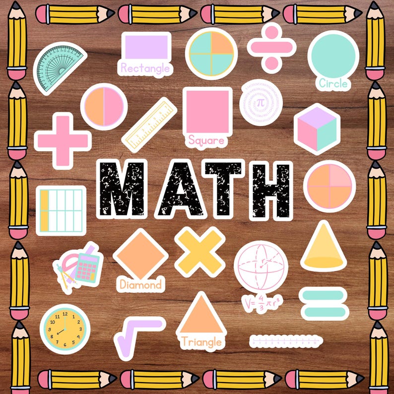 It is a Good Day to Do Math, Maths Bulletin Board Kit, Bright Groovy ...