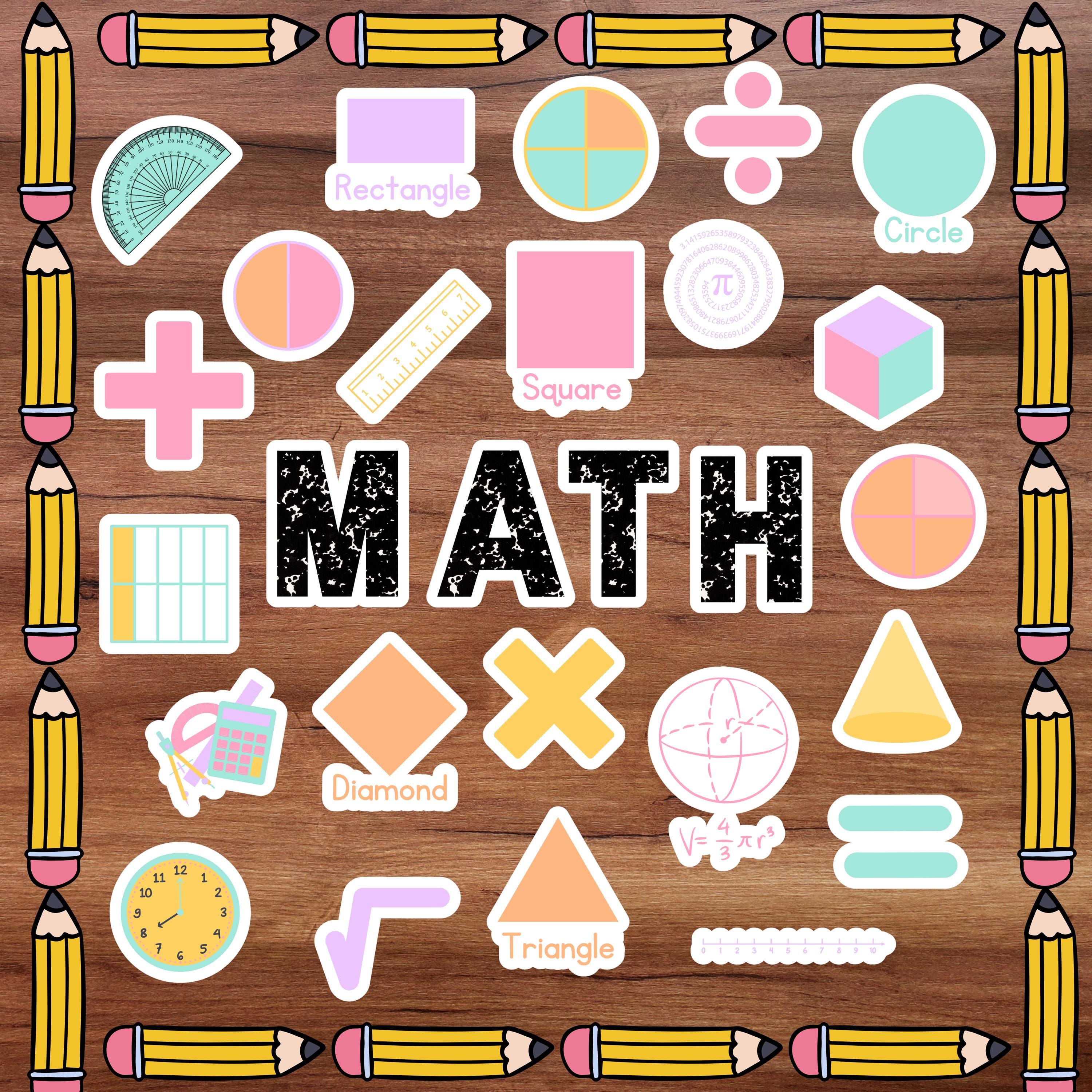 It is a Good Day to Do Math, Maths Bulletin Board Kit, Bright Groovy ...