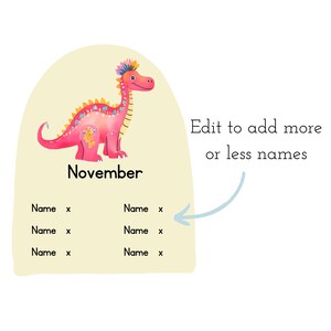 EDITABLE Dinosaur Classroom Birthday Display, Primary School Birthday ...