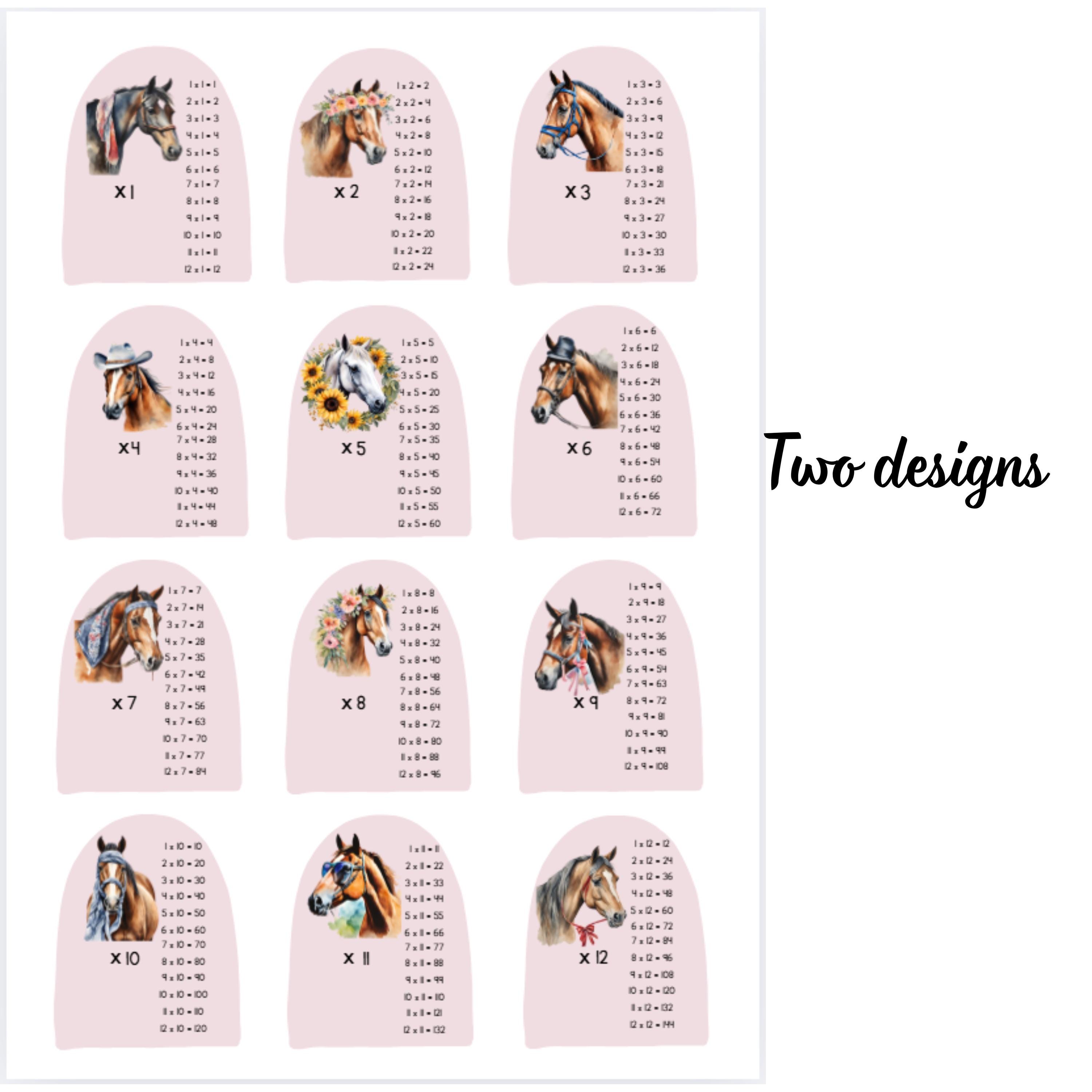 Horse Classroom Decor, Times Tables Classroom Display, Multiplication ...