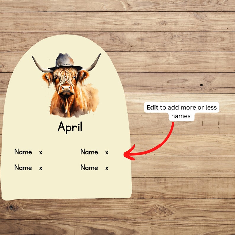 EDITABLE Cow Classroom Birthday Display, Primary School Birthday ...