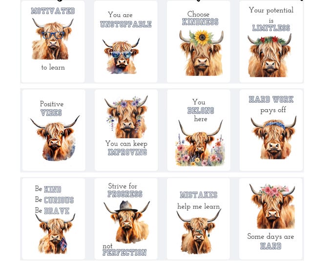 EDITABLE Cow Classroom Birthday Display, Primary School Birthday ...