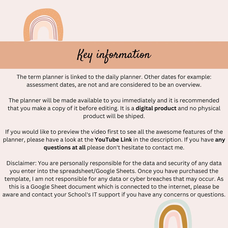 2024 Digital Teacher Planner Australia Google Drive, Digital Teacher ...